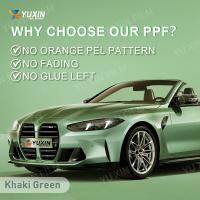 China TPU Matte Army Green Glossy Red Anti-UV Paint Protection Film with 5-8 Year Lifespan and Self-Healing Properties for sale