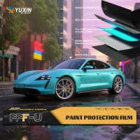 China TPU Sky Blue Color Changing Paint Protection Film - 5-8 Year Service Life with Self-Healing Technology for Vehicle Surfaces for sale