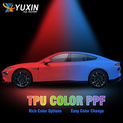 China Self Healing TPU Paint Protection Film 200 Micron Car Body Protection with Color Change Options for sale