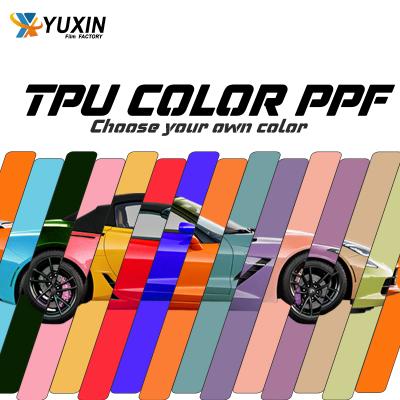 China Wholesale 1.52x15m Self Healing Color Changing TPU PPF Paint Protection Film for sale