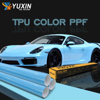 China Self Healing Colored TPU Paint Protection Film 100 Color Options Anti Scratch PPF for sale