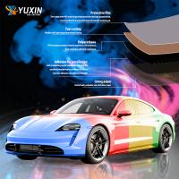 China YUXINFILM 10 Year Warranty TPU Color Changing Paint Protection Film High Gloss Self Healing PPF for sale