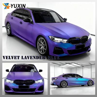 China 190 Micron TPU Diamond Purple Wrap Vinyl Film Paint Protection Film Color PPF for sale