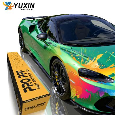 China 190 Micron Metallic White Grey TPU Paint Protection Film with Nano Ceramic Coating Self-Healing for sale