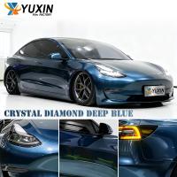 China Anti-UV Color PPF Wrap Film TPU Porcelain Blue Paint Protection 7.5mil Car Body for sale