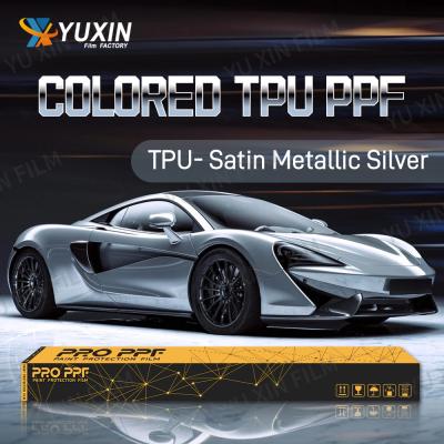 China Custom Color TPU Paint Protection Film Matte Car Wrap Self-Healing 8 Mil Thick for sale