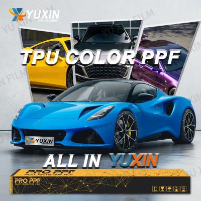 China Satin Matte Black TPU PPF 7.5mil Self Healing Color Paint Protection Film 10 Year Warranty Car Wrap for sale
