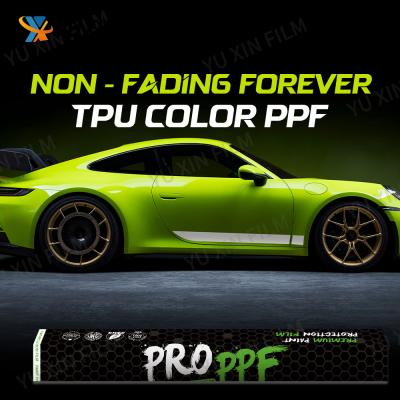China TPU Color Change Paint Protection Film 8mil Self Healing Car Wrap OEM Custom for sale