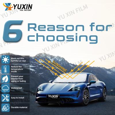 China Nano Ceramic Window Film 1.52x30m High Clear 5% 15% 35% 50% 70% VLT Heat Rejection UV Protection for sale