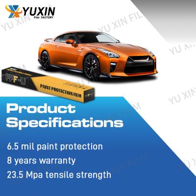 China Clear Agutec TPU Car Paint Protection Film 6.5mil 5x50ft 8 Years Warranty PPF for sale