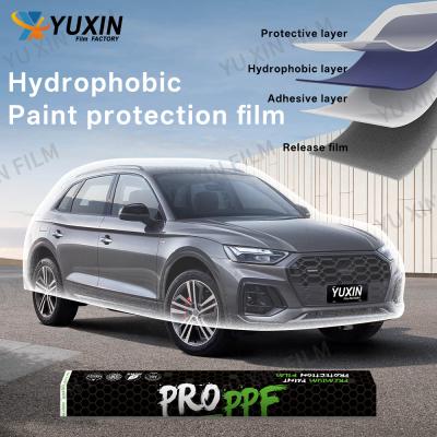 China Self-Healing TPU Paint Protection Film 8.5mil Hydrophobic Anti-Yellowing Car PPF 10 Year Warranty for sale