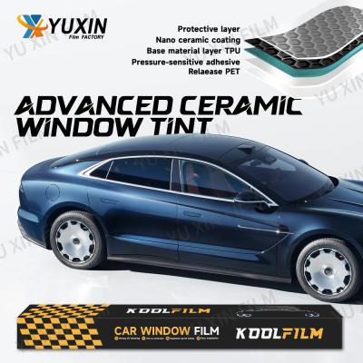 China Nano Ceramic Window Film 99% UV Block 70% VLT Heat Insulation Car Glass Tint for sale