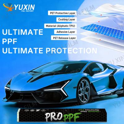 China 190 Micron 7.5mil High Gloss Matte TPU PPF Car Film Strong Stretch Paint Protection for sale