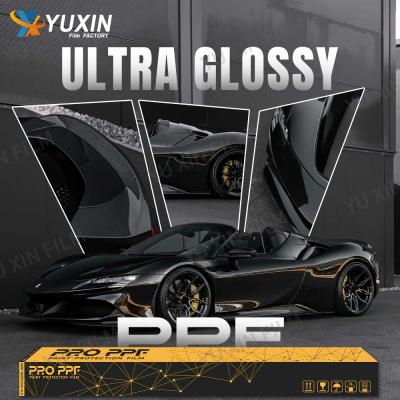 China TPU Car Paint Protection Film 6.5mil to 10mil Self Healing Anti Scratch PPF for sale