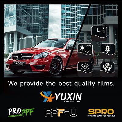 China Nano Ceramic Automotive Window Tint 2-4mil Heat Insulation UV Block 99% PET Solar Film for sale