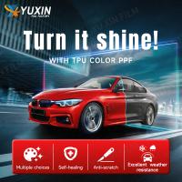 China Color Change TPU Paint Protection Film 8mil Self Adhesive Wrap OEM PPF for sale