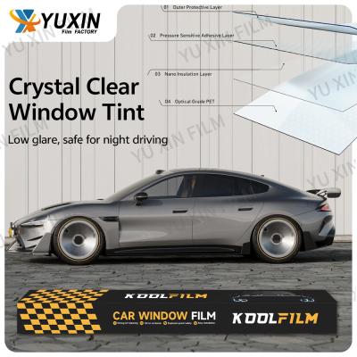 China Wholesale Ultra Clear Low Haze  Car Window Tint 99% Sun Control Nano Ceramic Window Film for sale