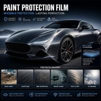 China 7.5MIL UV Protection TPH TPU PROPPF Gloss Matte Clear Car Body Paint Protection Film for sale