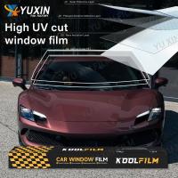 China Premium Anti Glare 99% UVR Nano Ceramic Window Film Self Adhesive Car Window Tint for sale