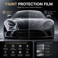 China Self-Healing 7.5mil Hydrophobic TPU Paint Protection Film Clear PPF for Cars for sale