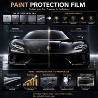 China 10 Years Warranty 6.5mil Self-Healing TPU Paint Protection Film Clear PPF for Cars for sale
