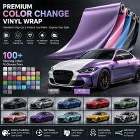 China 7.5 Mil Thickness Color Changing PPF with Self-Healing Surface and UV Resistant TPU Paint Protection Film for sale