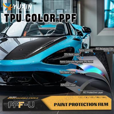 China 7.5 Mil Thickness Color Changing PPF with Self-Healing Surface and UV Resistant TPU Paint Protection Film for sale