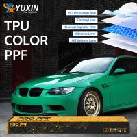 China TPU Color PPF Paint Protection Film 7.5mil Long Lifespan Stable Color High Gloss Self-healing for sale