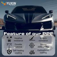 China Clear Heat Healing TPU Paint Protection Film 7.5mil 10 Years Warranty Anti-yellowing Anti-UV for sale