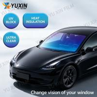 China 2 Mil 80% VLT 99% UVR IRR 10 Year Warranty Color Shift Chameleon Car Glass Film for sale