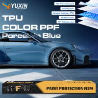 China Glossy TPU Color PPF Film 7.5 Mil Self Healing No Cracking Strong Stretch 10 Year Auto Body Film for sale