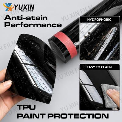 China OEM Private Label Clear TPU PPF Anti Stain Paint Protection Film Customized Logo Box Wholesale Auto Film for sale