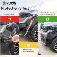 China Transparent TPU Paint Protection Film Removable Invisible Clear Coat Car Wrap Roll 7.5mil 1.52x15m for sale