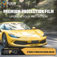 China Transparent TPU Paint Protection Film Removable Invisible Clear Coat Car Wrap Roll 7.5mil 1.52x15m for sale