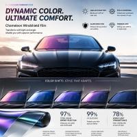 China 80% VLT Purple Blue Chameleon Film High Heat Rejection Car Window Tint Film for sale