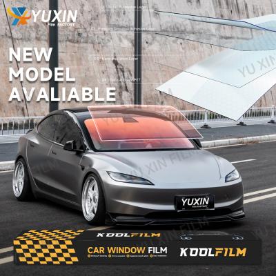 China Red Royal Purple 75% 80% VLT Car Window Tint Film Windshield Chameleon Film for sale