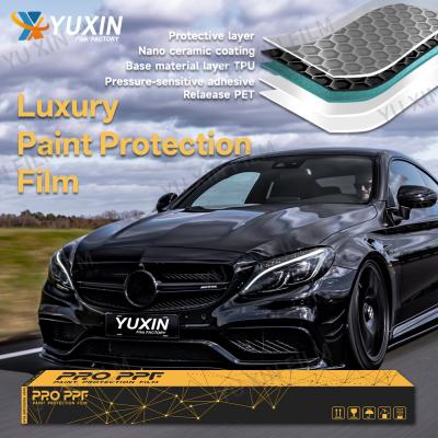 China Satin Matte Color Change TPU PPF Roll 190 Micron Ashland Glue Self Healing Hydrophobic Car Film 1.52x15m for sale