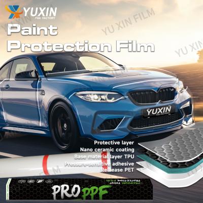 China Anti Graffiti Clear TPU PPF Chemical Resistant Film Acid Rain Bird Dropping Car Paint Protection 5x50ft for sale