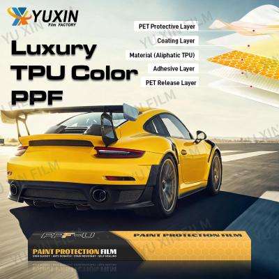 China Luxury Shield TPU PPF Film 190 Micron Ashland Glue Self Healing Car Paint Protection 1.52x15m for sale