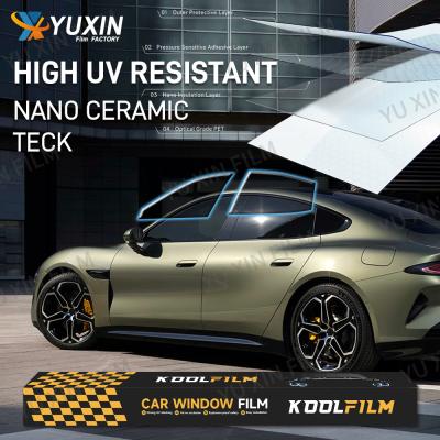 China Infrared Heat Rejection Nano Ceramic Window Film 99% IR Block Solar Heat Reduction Tint 1.52x30m for sale