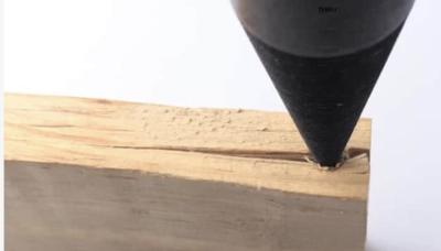 China Carbon Steel Wood Auger Splitting Drill Bit For Wood Cutting With  SDS Plus Shank for sale