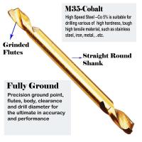 China Fully Ground Double Ended HSS Drill Bit DIN338  For Stainless Steel Metal for sale