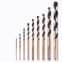 China Three Flats Shank M35 Cobalt HSS Pilot Point Drill Fully Ground  Bit For Metal for sale