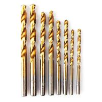 China HSS Twist Drill Bit , Fully Ground HSS Heavy Duty Drill Bit For Metal Tin coated for sale