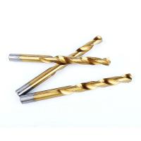 China HSS Twist Drill Bit , Fully Ground HSS Heavy Duty Drill Bit For Metal Tin coated for sale