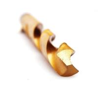 China HSS Twist Drill Bit , Fully Ground HSS Heavy Duty Drill Bit For Metal Tin coated for sale