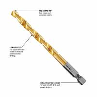 China DIN / ANSI Hex Shank HSS Saw Drill Bit For Soft Metal Wood Plastic Drilling for sale