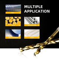 China DIN / ANSI Hex Shank HSS Saw Drill Bit For Soft Metal Wood Plastic Drilling for sale