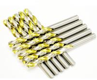 China DIN338 Titanium Nitride Coated  HSS Drill Bit  For Metal for sale