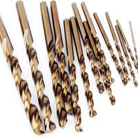 China Black And Amber Finish HSS Drill Bit For Metal ，Fully Ground  Hss Cobalt Drill Bits for sale